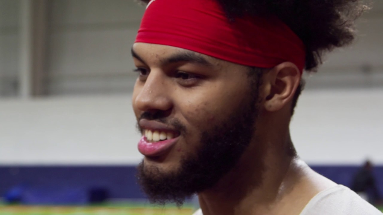 Syracuse wide receiver Devin Butler at Spring practice - YouTube