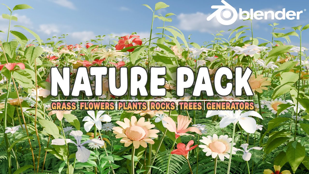 Blender Nature Pack: 100+ Vegetation Assets - YouTube