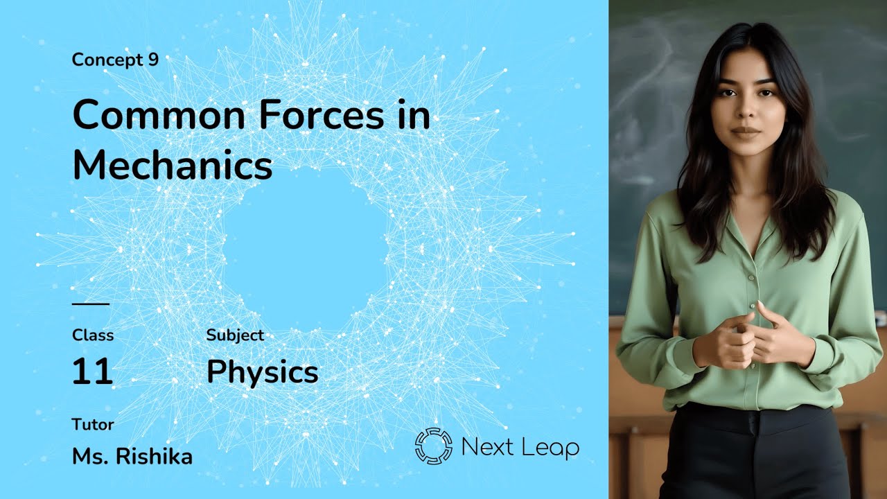 Common Forces in Mechanics | Class 11 Physics | Laws of Motion - YouTube