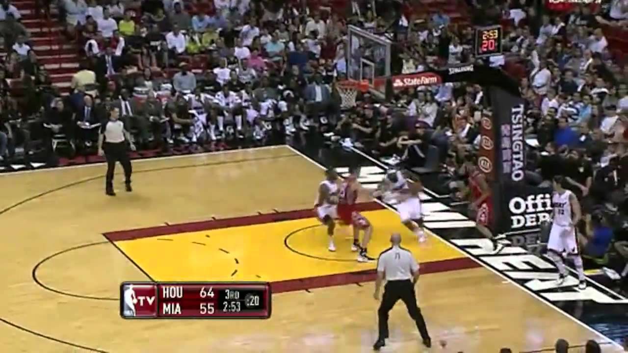LeBron James SICK Chase-Down Block on Courtney Lee in HD (Heat vs ...