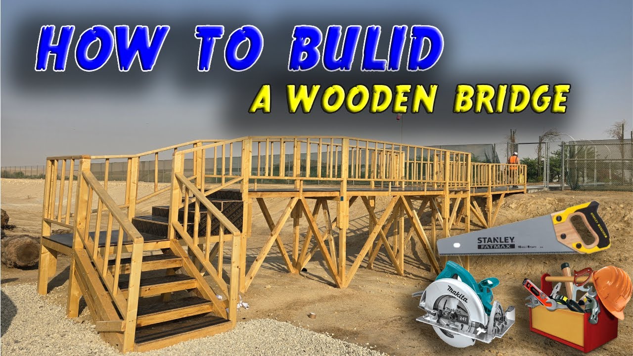How To Bulid A Wooden Bridge Made For Native Trees park ? - YouTube