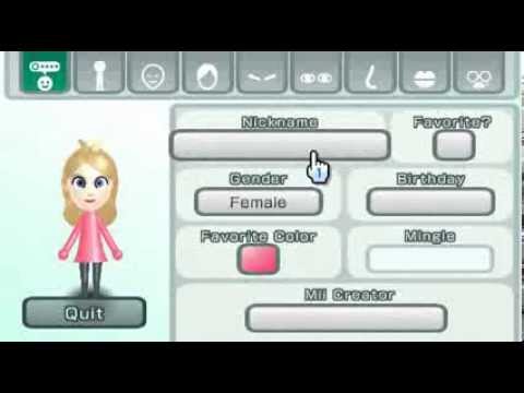 Princess Peach Mii Tutorial - YouTube