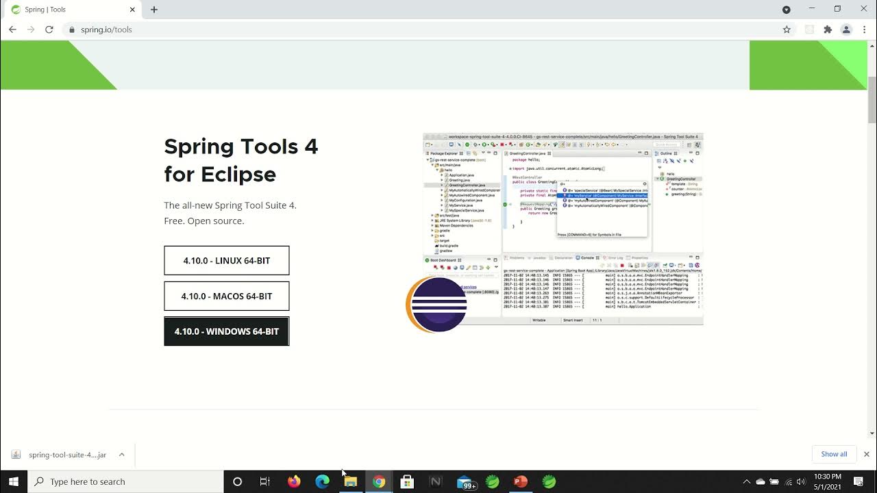 Install Spring Tool Suite (STS) 4 For Eclipse On Windows - YouTube