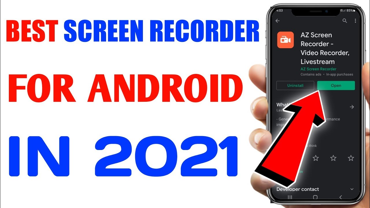 Best Screen Recorder App For Android Mobile 2021🔥🔥// Top Screen ...