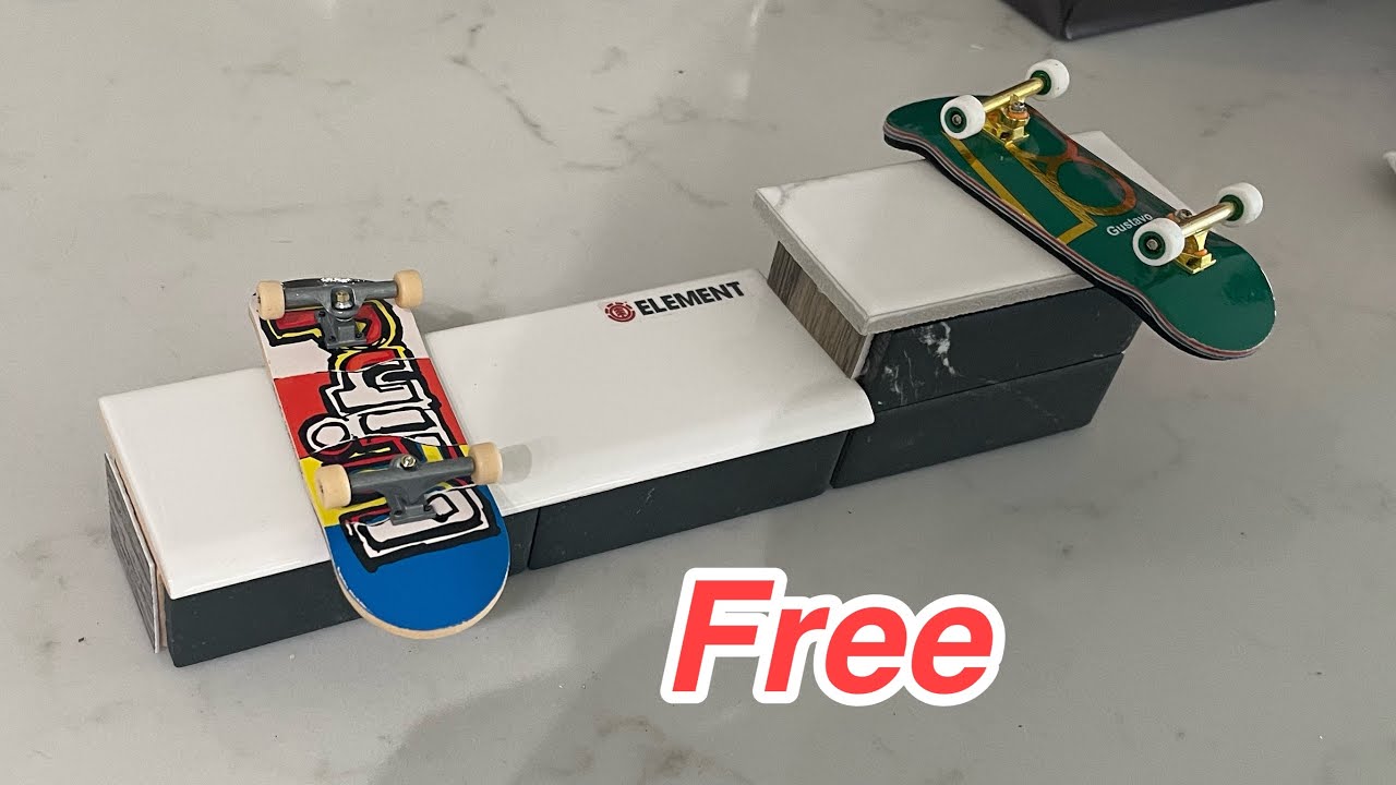 Want a free fingerboard obstacle? For tech decks too - YouTube