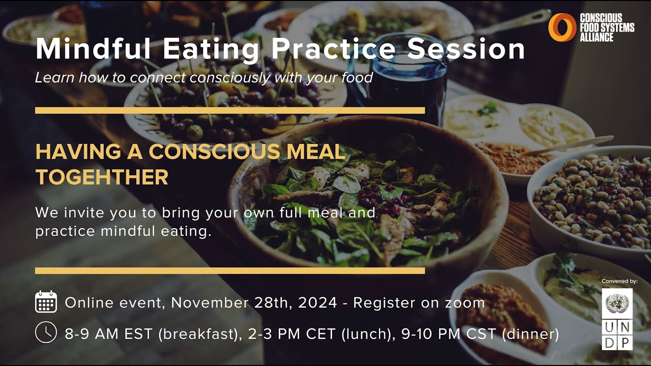 CoFSA Mindful Eating Session - YouTube