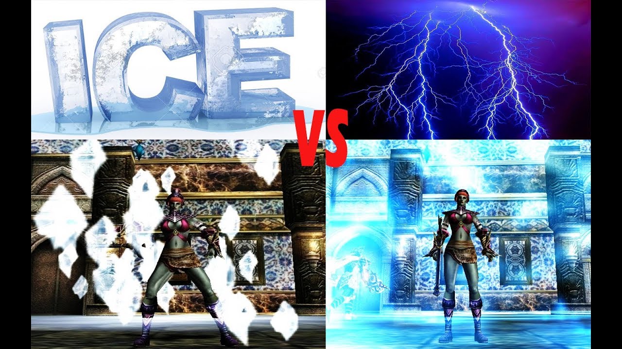 İCE VS ⚡LİGHTNİNG⚡ / HASAR FARKI #KO EFSANELERİ VE HURAFELERİ - YouTube