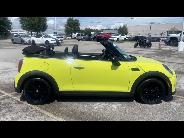 Yellow Countryman Convertible