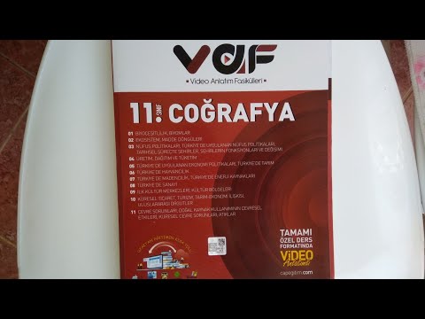 11. Sınıf Coğrafya Vaf Video Anlatım Fasikülleri Çap Yayınları Kitabı İncelemesi