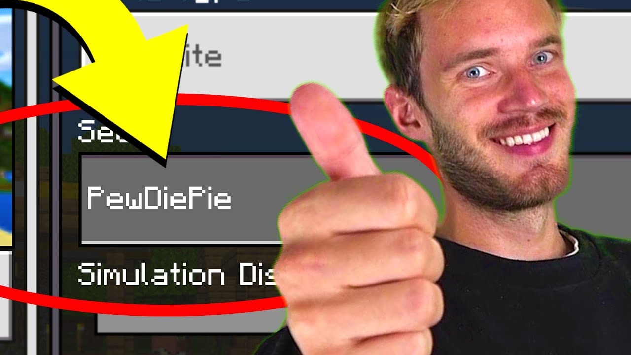 Minecraft "PewDiePie" World (Pewdiepie Minecraft Seed) - YouTube