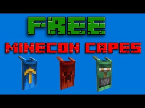 MINECON CAPE GIVEAWAY! - YouTube