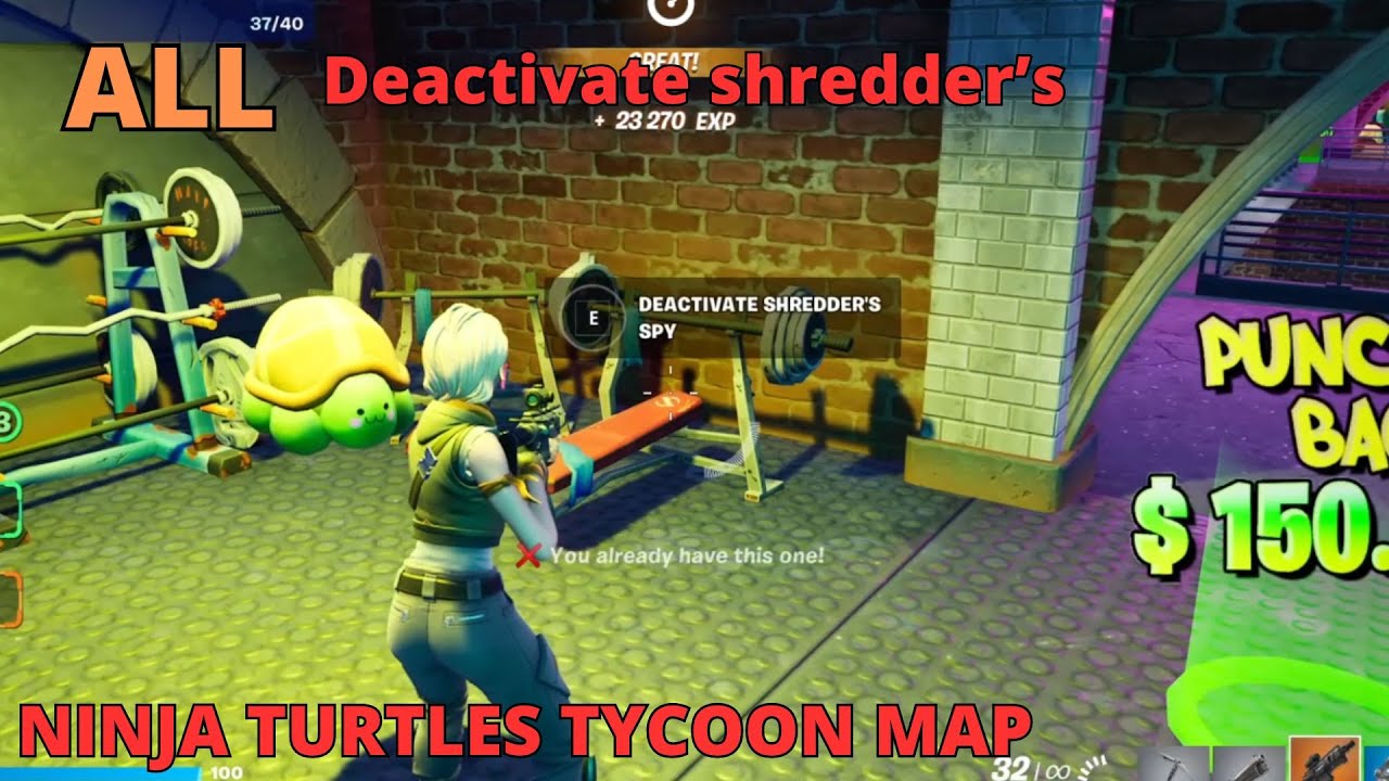 HOW TO DEACTIVATE ALL SHREDDER'S SPY ON NINJA TURTLE TYCOON TUTORIAL ...