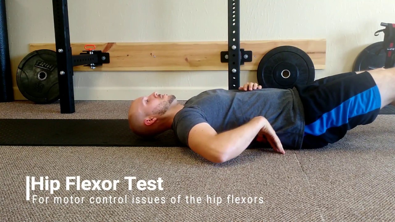 Supine SLR with Band Test - YouTube