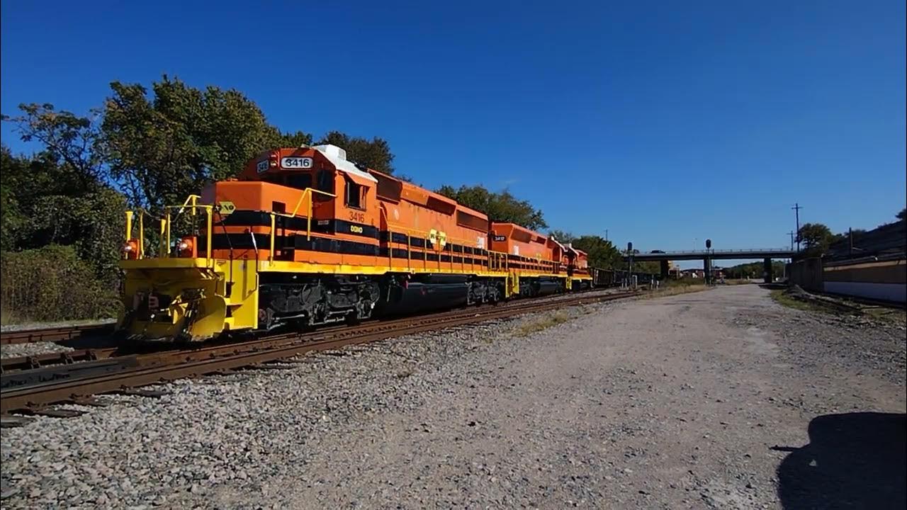 DGNO 3416 passing through South Dallas - YouTube