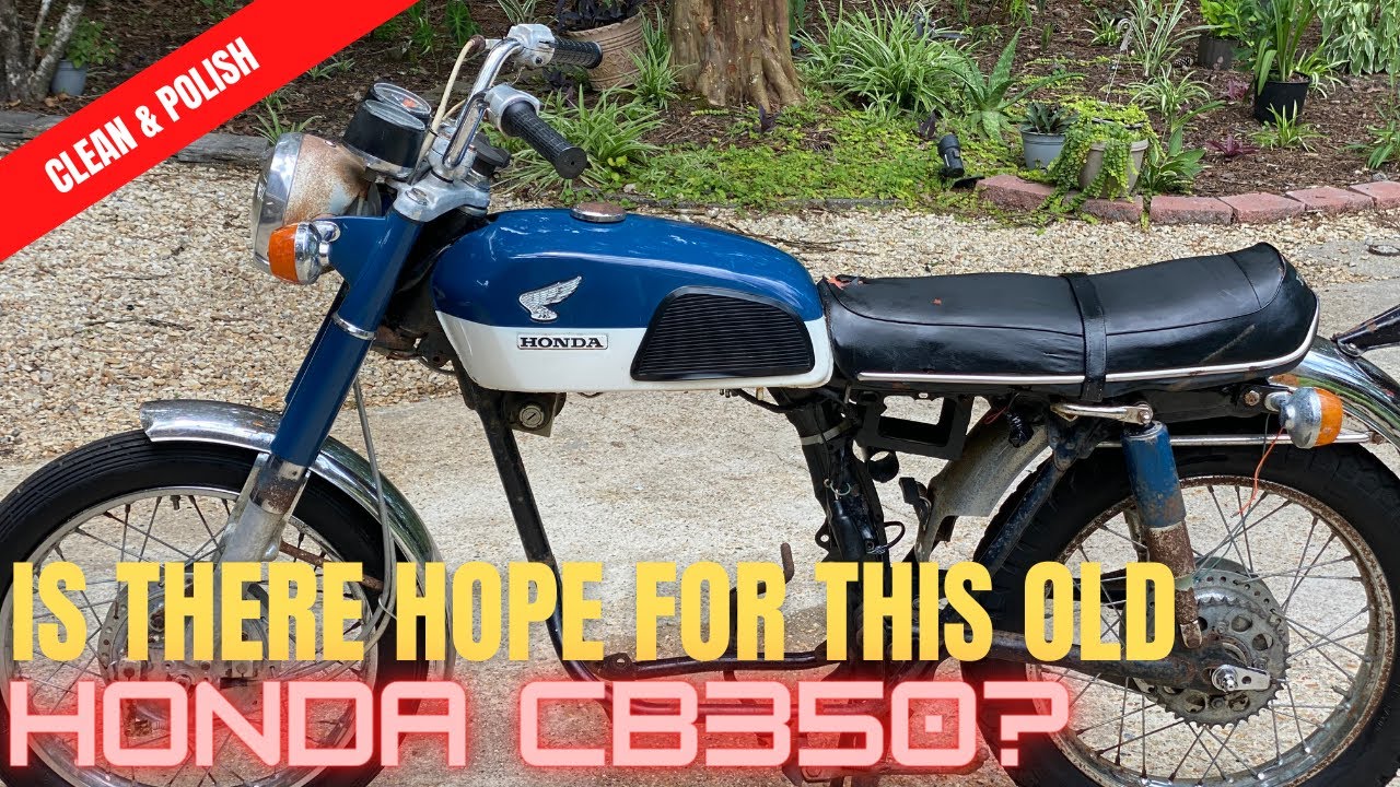 1968 Honda CB350 K0 Rescue Episode #2 Clean and Polish - YouTube