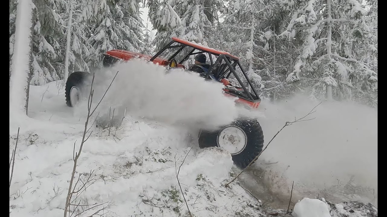 Snow Wheeling/Snow Rock Crawling. BigBlock FJ40 portal buggy 2023 - YouTube