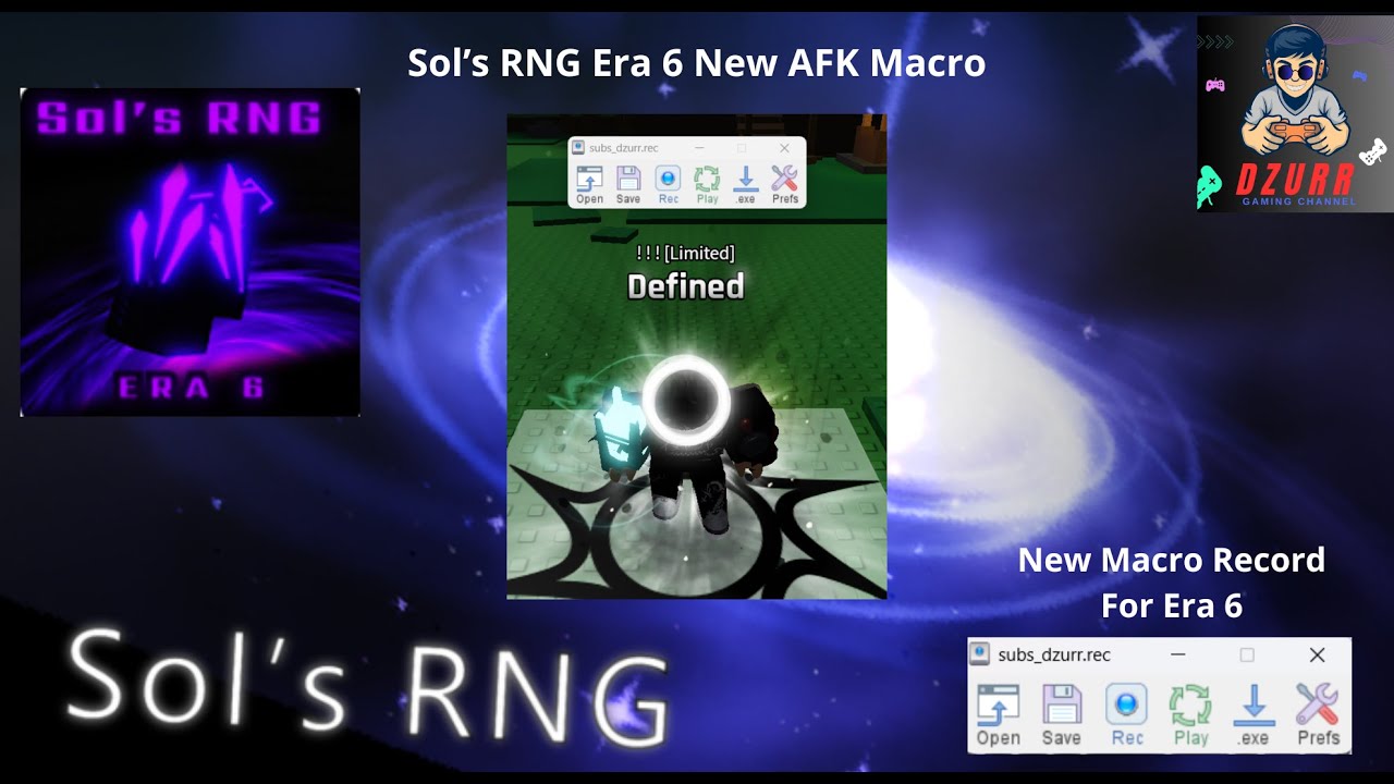 Sol's RNG New Era 6 Easy AFK Macro For PC #roblox #solsrng # ...