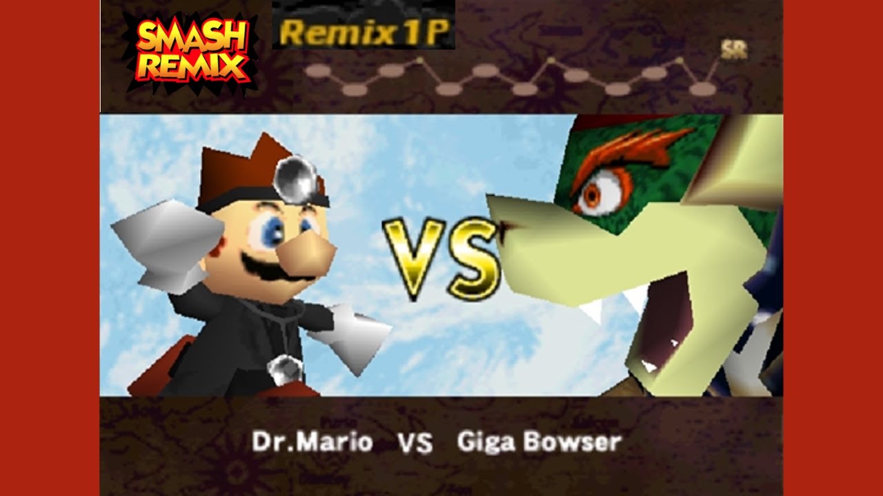 Smash Remix | Remix 1P Gameplay (#16) Dr. Mario - YouTube