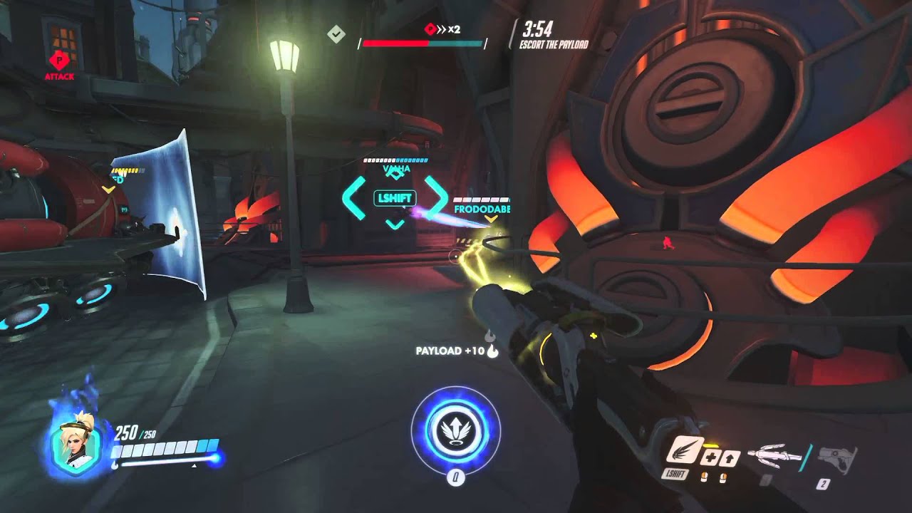 Overwatch Beta: Mercy Gameplay - YouTube