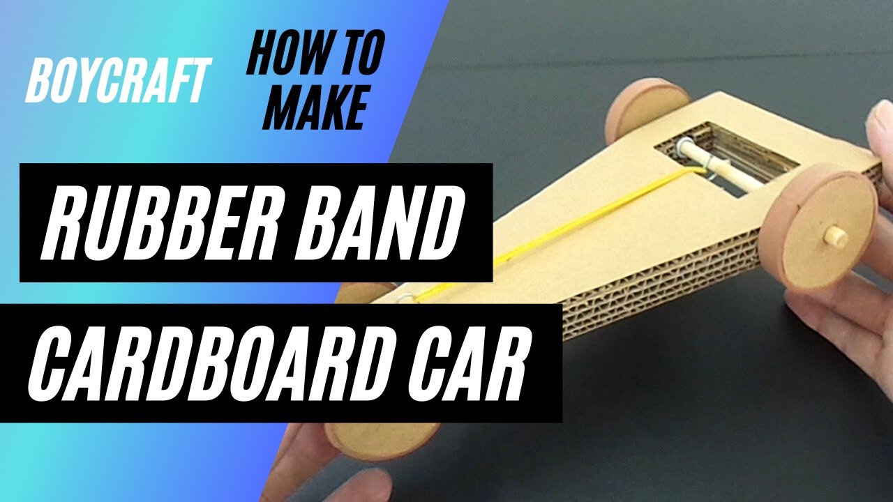 How to make a car by using cardboard - YouTube