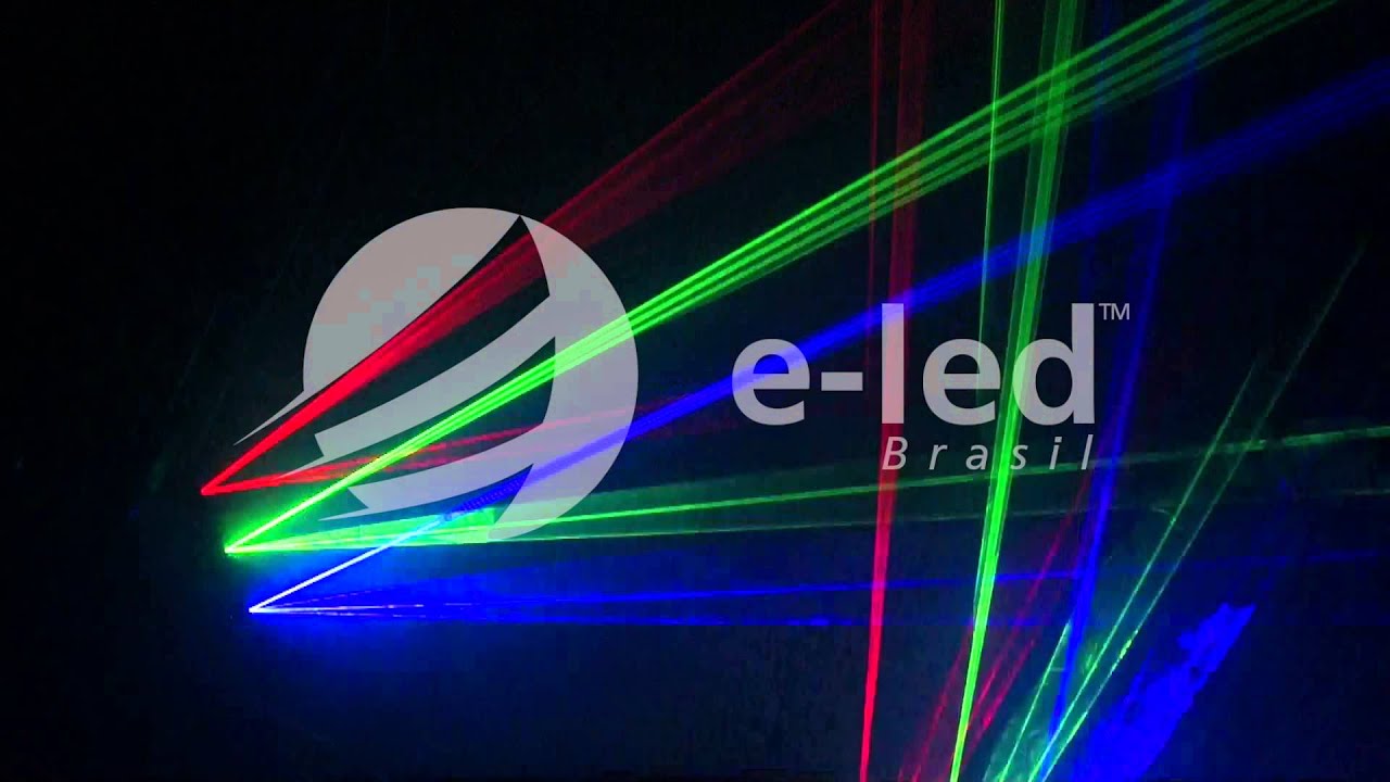 Laser RGB Com 3 Saidas E-led - YouTube