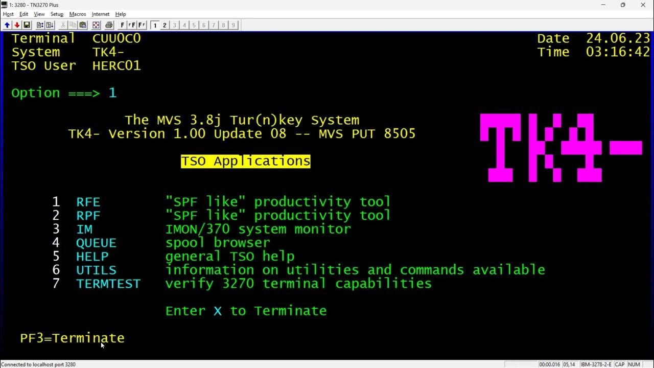 Compilando Assembler no Turnkey (TK4). - YouTube