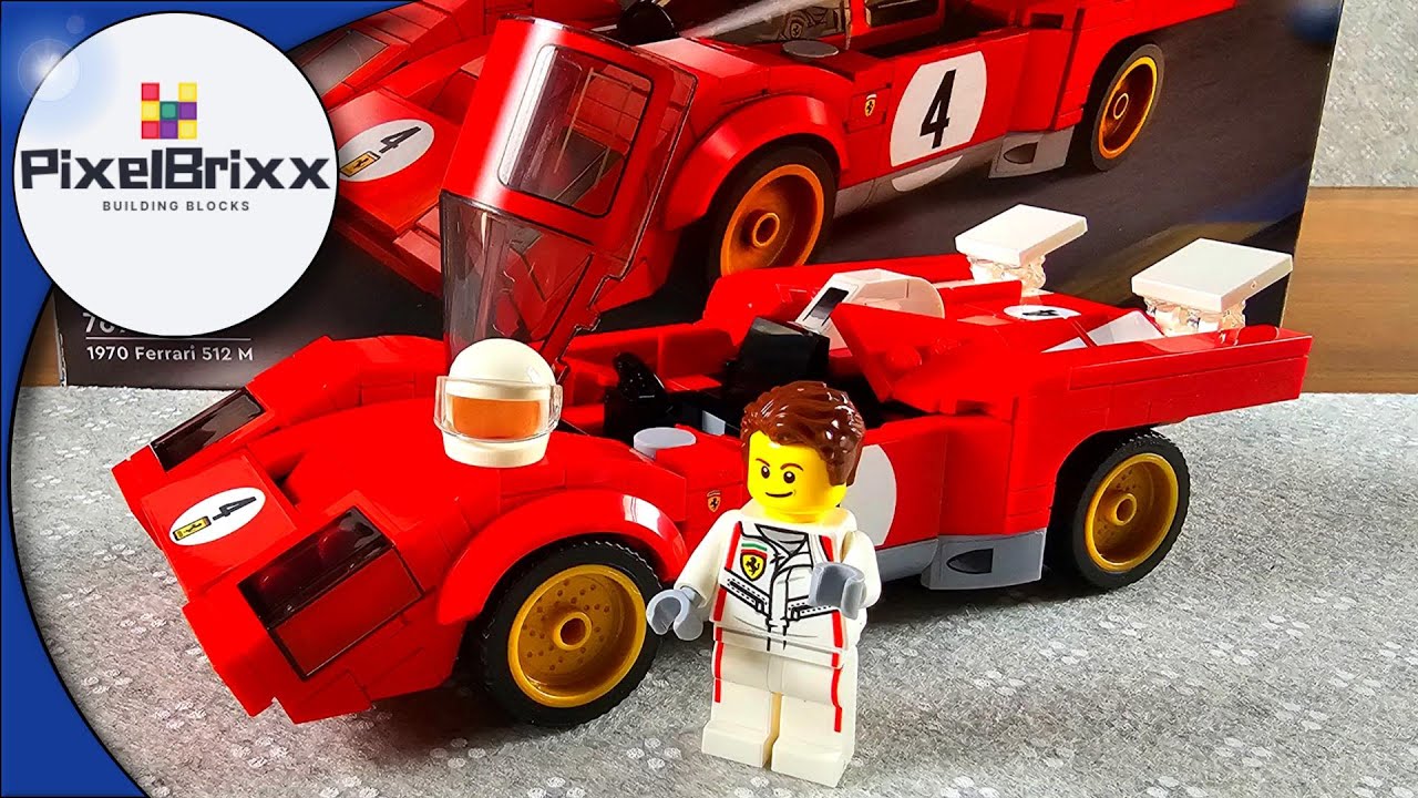 LEGO® 76906 - 1970 Ferrari 512 M Unboxing & Speed Build - YouTube