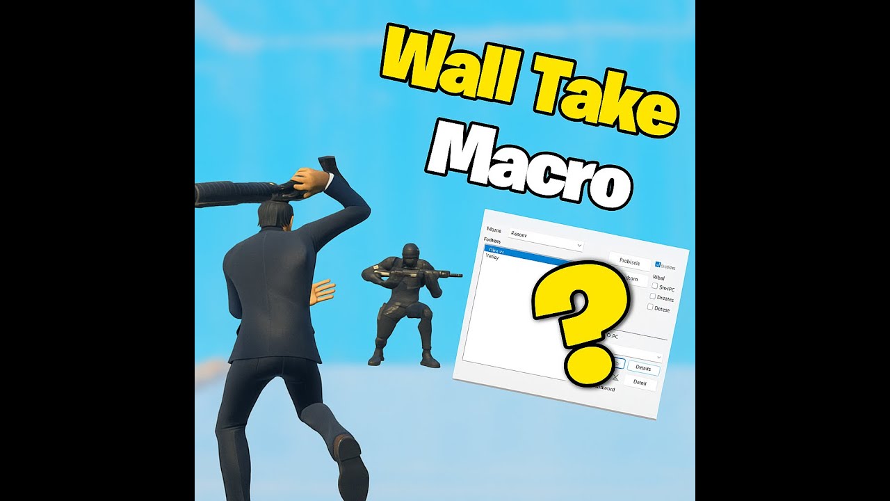 WALL TAKING MACROS IN FORTNITE 💻⌨️ - YouTube