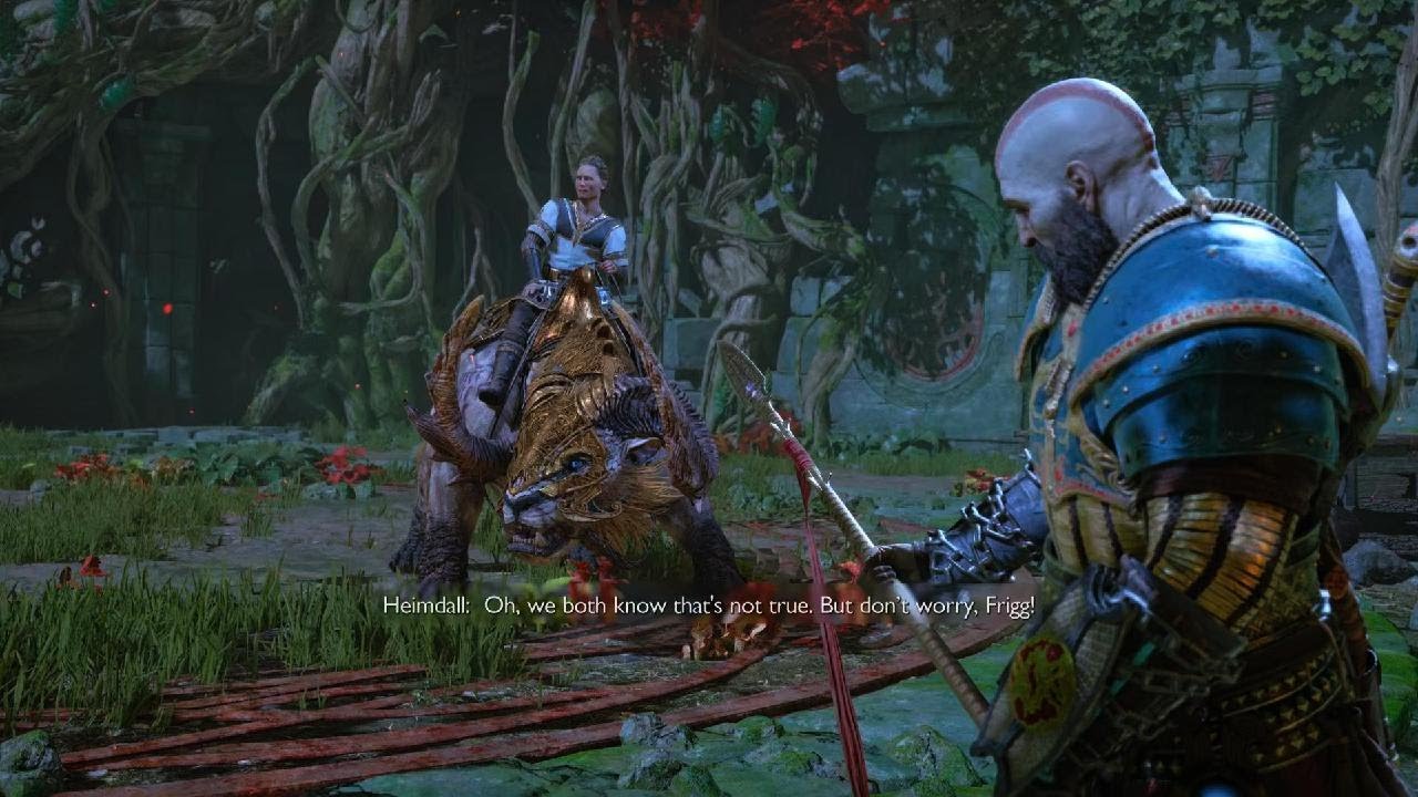 God Of War Ragnarök Heimdall And Gulltoppr Youtube