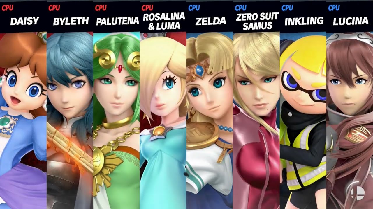 Super Smash Bros. Ultimate - Disney Princess Team Battle - YouTube