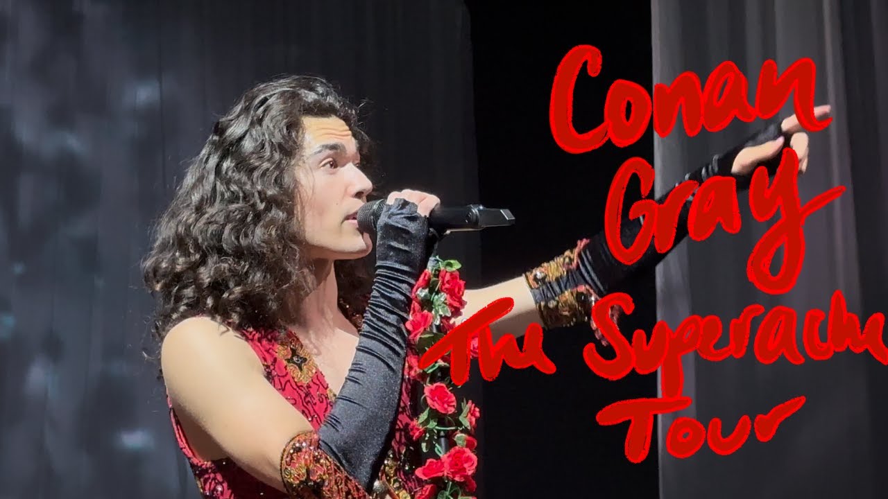 conan gray superache tour q&a and show night 1 greek theater LA ...