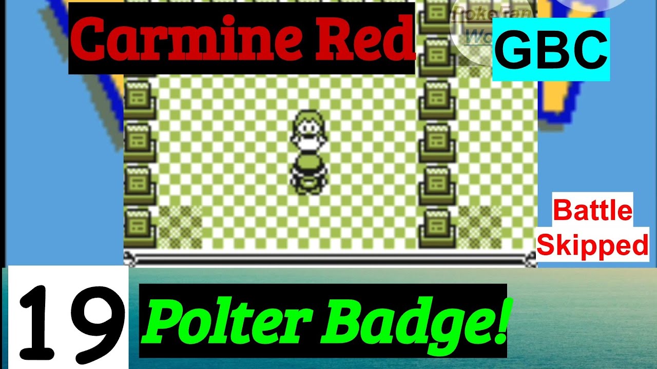 Pokemon Carmine Red Part 19 Polter Badge Of Saffron City Gym | GBC Rom ...