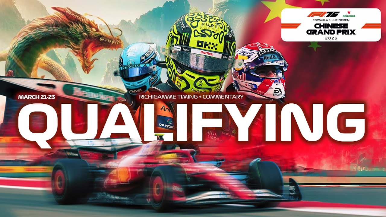 LIVE F1 Qualifying | Chinese GP 2025 Live Timing & Formula 1 Commentary ...