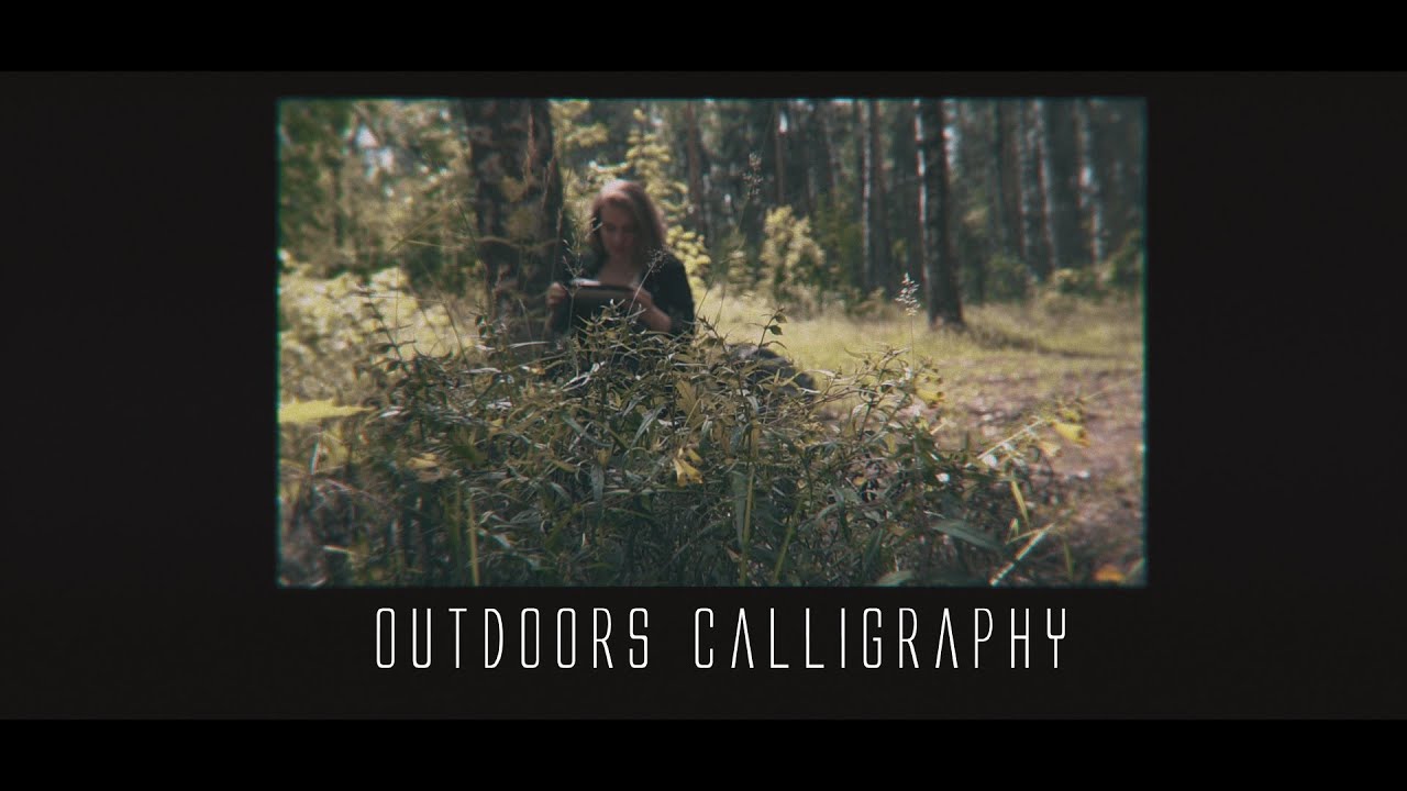 outdoors calligraphy - YouTube