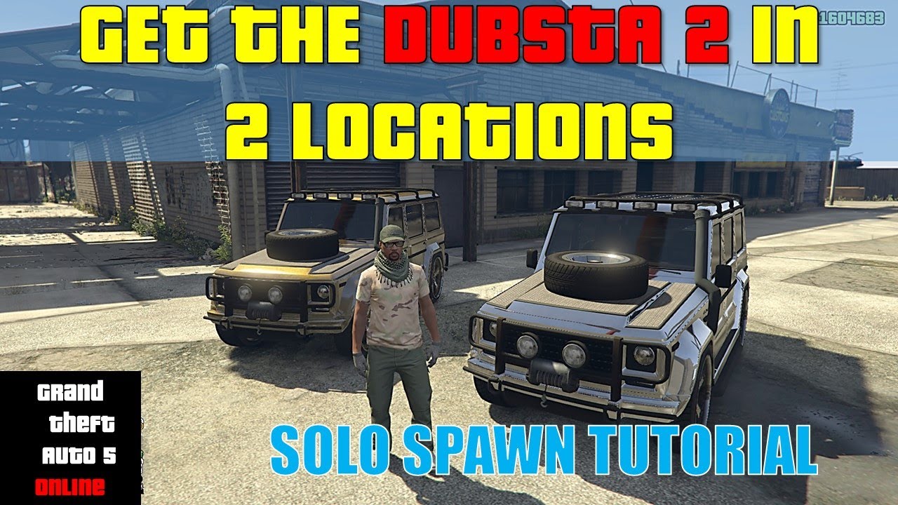 Spawn the Rare Dubsta 2 In Two Locations (GTA 5 Online Dubsta 2 Spawn ...