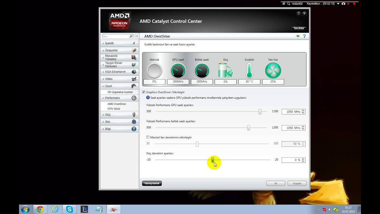 Amd Catalyst Control Center İncelemesi - Overclock veya Performans ...