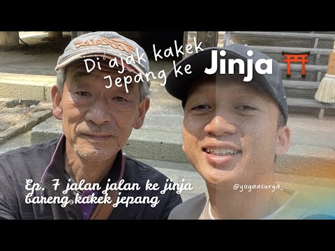 Di ajak Kakek Jepang main ke Jinja ⛩️ |Vlog Japan 🇯🇵