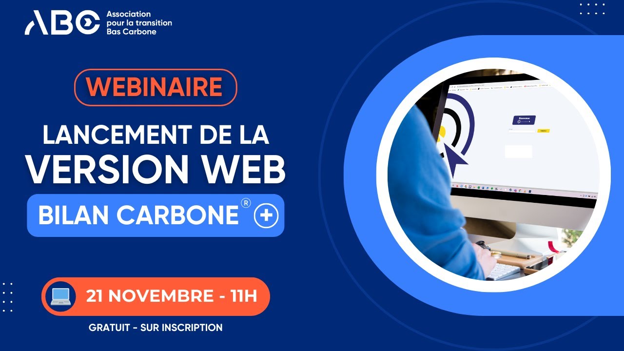 [WEBINAIRE] Lancement de la version web du Bilan Carbone + - YouTube