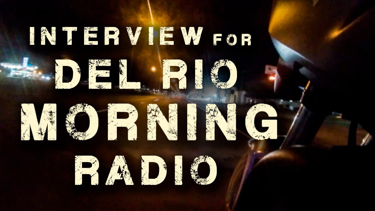 DMV: Interview for Del Rio Morning Radio - YouTube