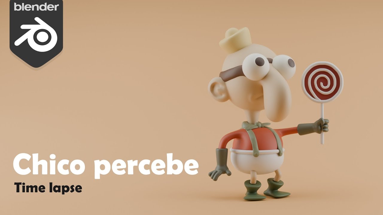 Modelado 3D de chico percebe timelapse | Blender - YouTube