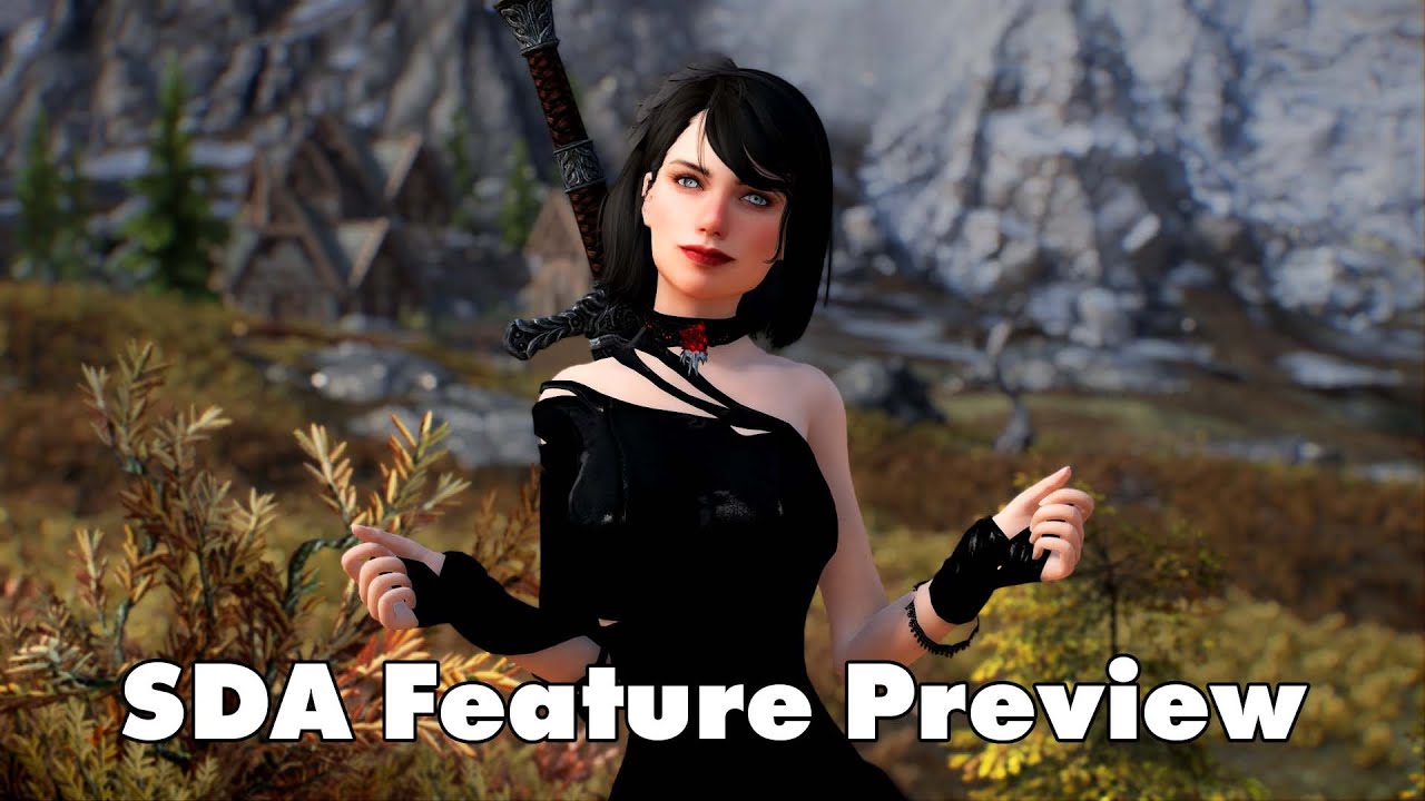 Serana Dialogue Add-On Feature Preview - YouTube