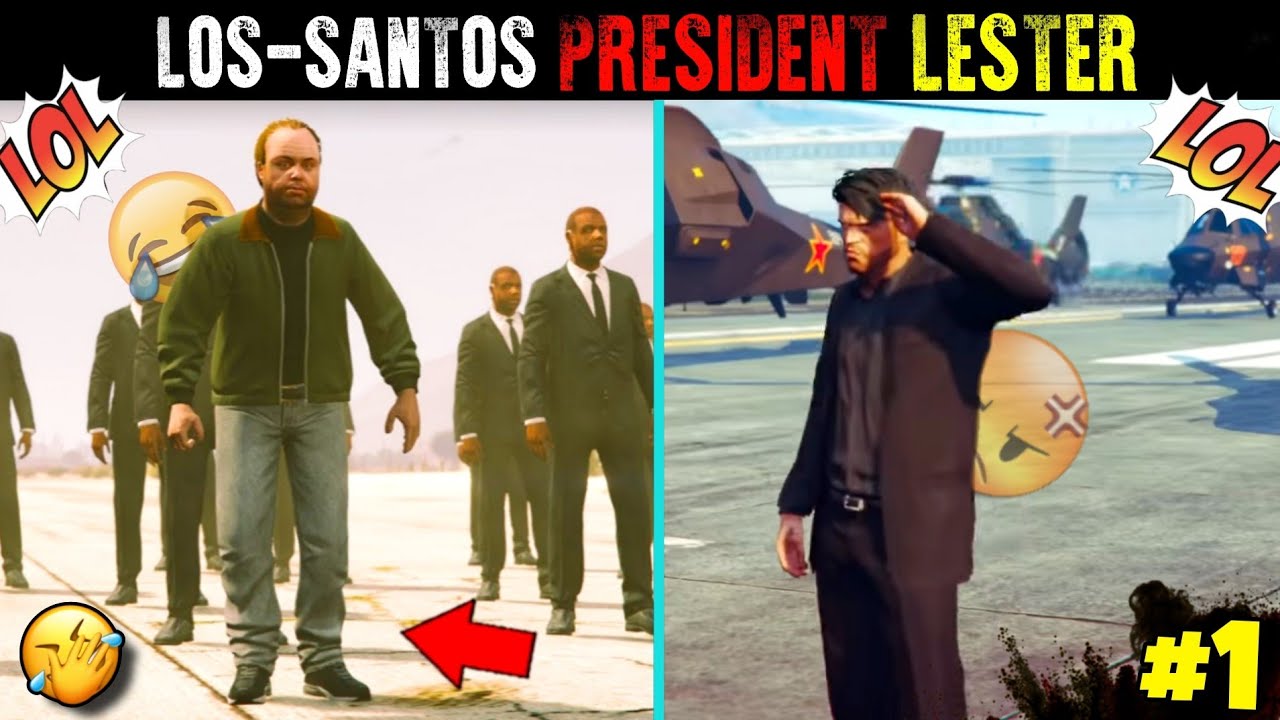 LOS SANTOS PRESIDENT LESTER 😂🤣 | WANT TO BECOME PRESIDENT | #gta5 # ...