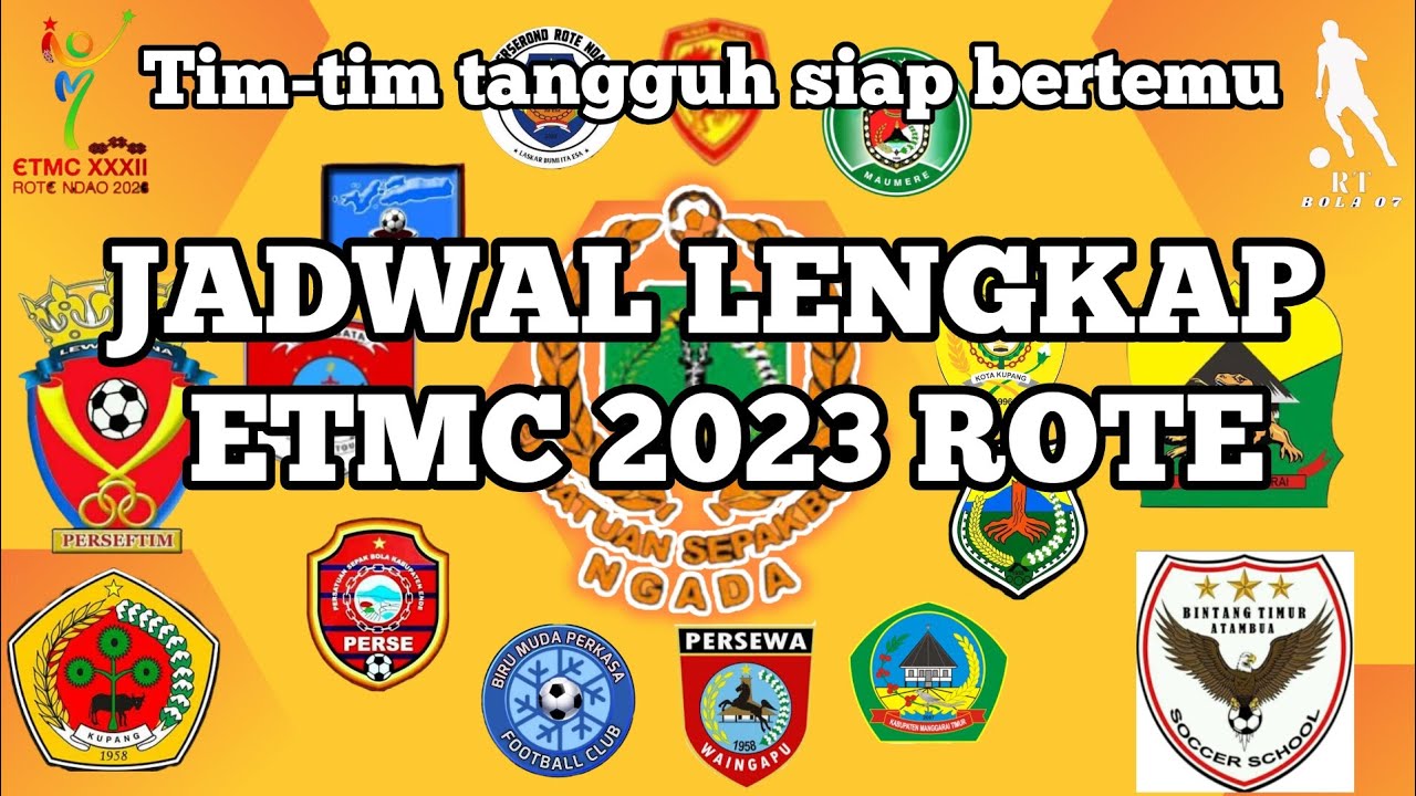 PSN Ngada || JADWAL LENGKAP ETMC 2023 || Rapat 16 besar ETMC Rote - YouTube