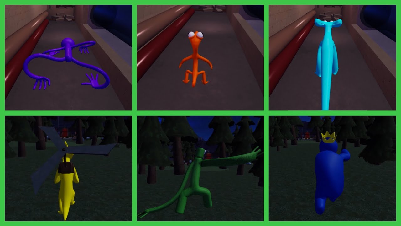 Rainbow friends chapter 2 All Monsters roleplay( Roblox ) - YouTube