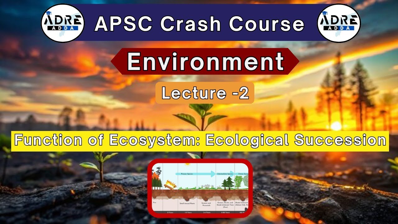 Free APSC Prelims Crash Course | Function of Ecosystem : Ecological ...