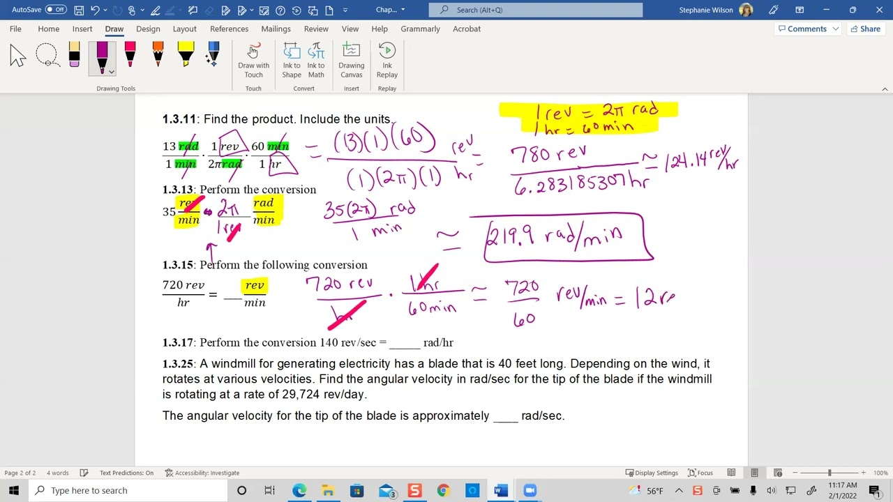 Angular & Linear Velocity - YouTube