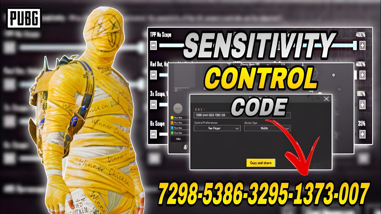 NEW UPDATE 3.0 🔥 BEST SENSITIVITY CODE + CONTROL SETTINGS PUBG MOBILE ...