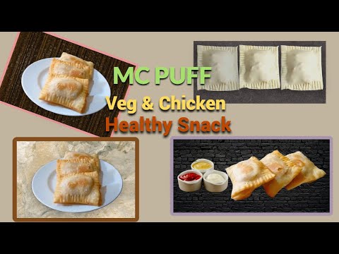 Homemade Chicken Vegetable Mc Puff Easy Recipe For Beginners - YouTube