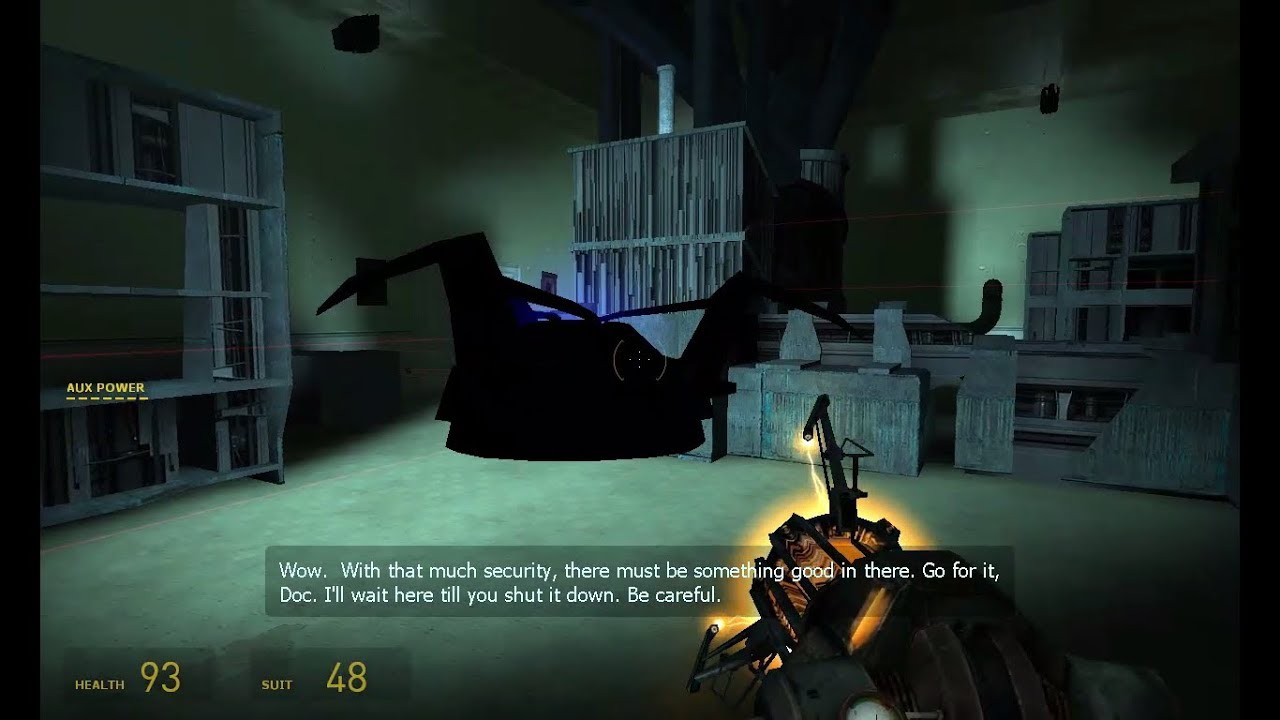 half life 2 disable the three generators, Shut down the security of the ...