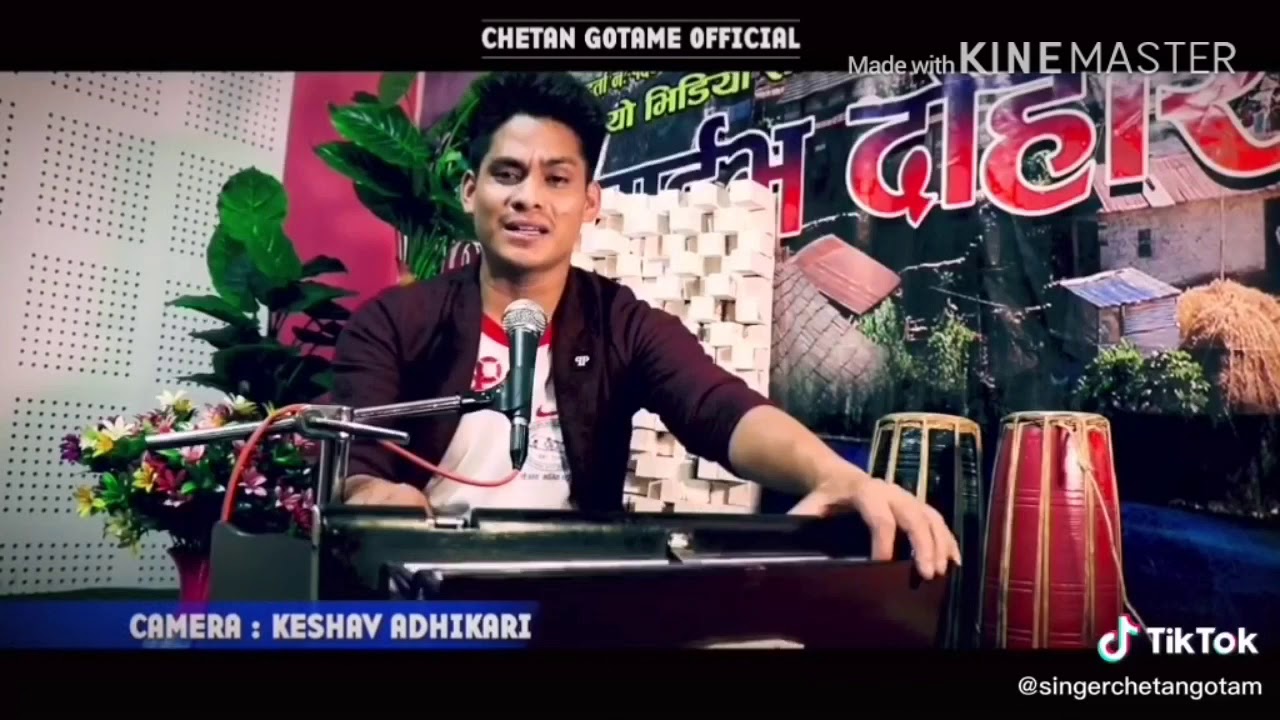 chetan gotame from his tiktok!!mixsing song - YouTube